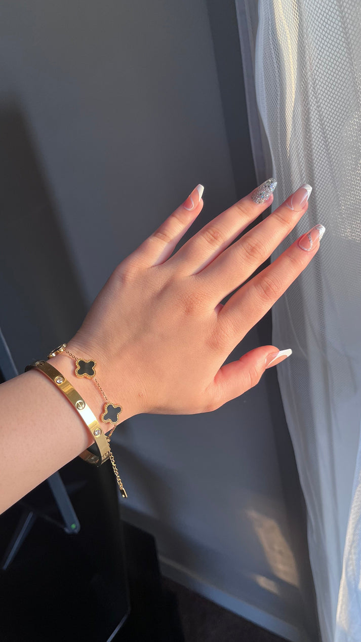 Love Cartier & Black Clover Bracelet Stack Set – Jewelistic
